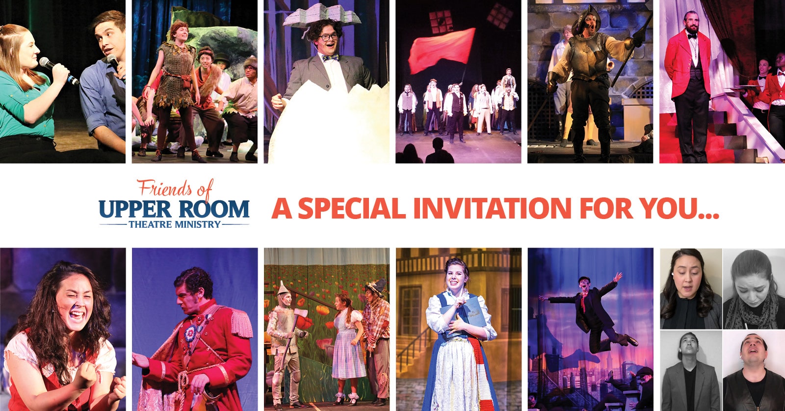 A Special Gift and Invitation from Upper Room Theatre - Upper Room ...